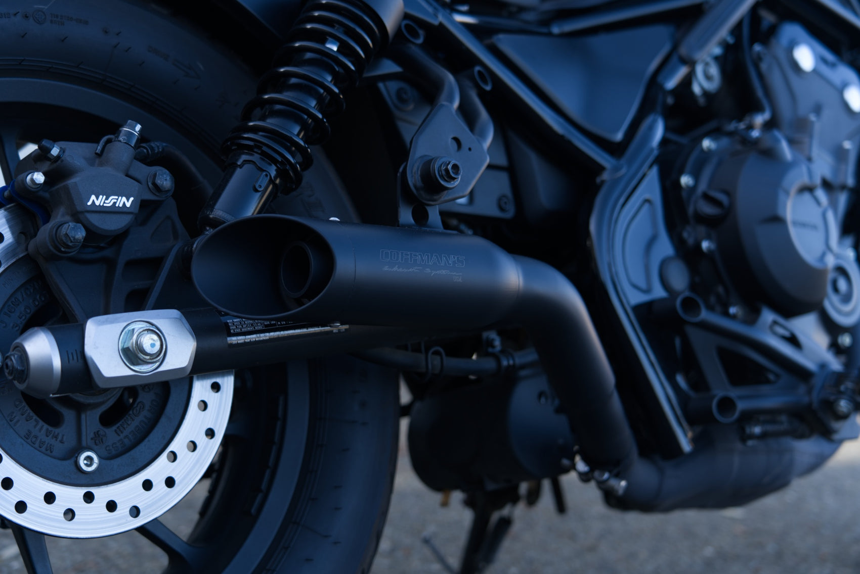 Honda Rebel 500 THUNDER Slip-On Exhaust 2017-2026 - Coffman's