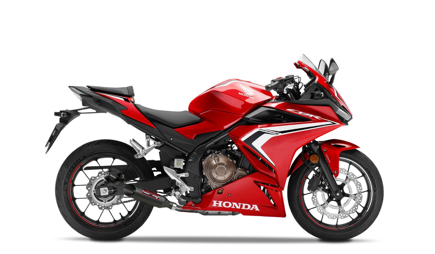 Honda CBR500R Shorty Exhaust (2013-2025) - Coffman's Performance Slip-On