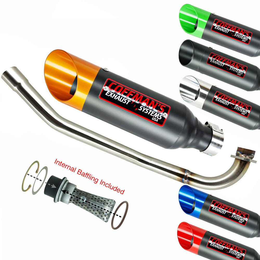 2021-2026 Honda Grom Full Exhaust System - Stainless Steel | Coffman's USA
